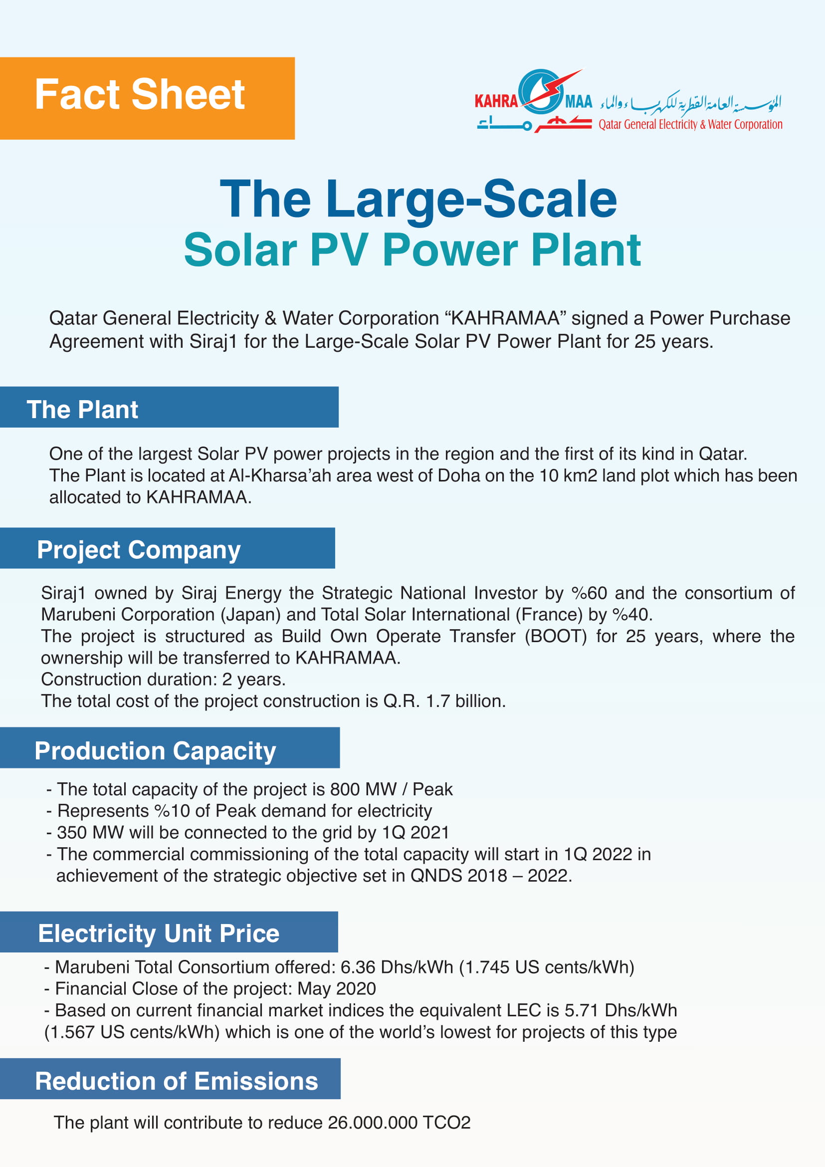 Qatar General Electricity & water Corporation - المؤسسة العامة القطرية ...